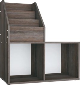 Dětský regál na časopisy šedý dub sonoma 71x30x78,5 cm kompozit 339519