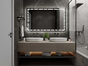 Zrcadlo do koupelny s LED osvětlením M21