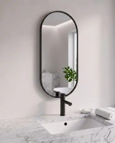 Amirro CHARLOTTE OVAL zrcadlo 50x100 cm černá 412-788