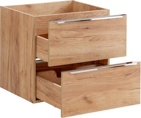 Comad Koupelnová skříňka pod umyvadlo Capri Oak 60 dub zlatý craft