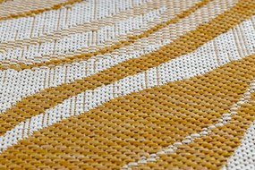 Dywany Łuszczów, Kusový koberec Sion Sisal Marble 22169 ecru/yellow – na ven i na doma, 180x270, žlutá, chodba / předsíň