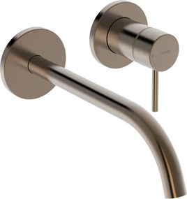 Hansa Public - Umyvadlová baterie pod omítku, 2-otvorová instalace, broušený bronz 5793213181