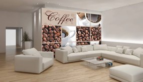 Fototapeta - Coffee - nápis (254x184 cm)