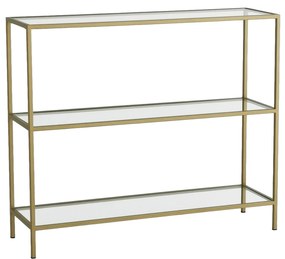 KALUNE DESIGN Kovový konzolový stolek GLAMP zlatý 552NOS1903