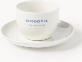 Keramický šálek's podšálkem Morning Fuel