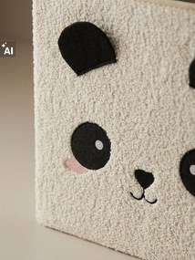 Sinsay - Úložný box s motivem pandy - černá
