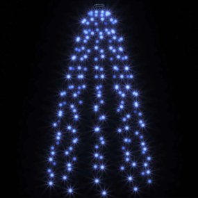 Světelná síť na vánoční stromek 150 modrých LED diod 150 cm 328866