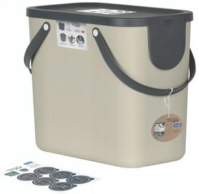 Rotho systém na třídění odpadu - ALBULA box 25L - cappuccino