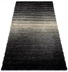 Dywany Łuszczów, Kusový koberec Flim 007-B6 Stripes grey, 80x150, šedá, ložnice