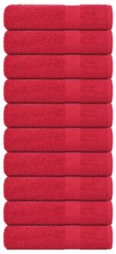 Ručníky FROGN 10 ks červené 100x150 cm 360 g/m² 136934