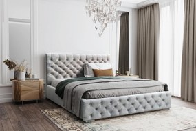 Postel MODEL 02 140x200 šedá - MAGIC VELVET 2240