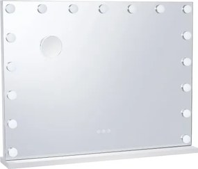 hollywoodské toaletní zrcadlo se světly s nástěnným držákem na stůl USB typu C