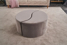 Atelier del Sofa Taburet Alis Puf - Mink, Norková