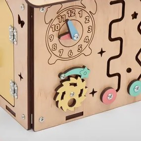 BUSYKIDS Activity board Domeček Mini / Motorická deska / od 1 roku