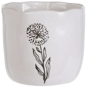 Porcelánový obal na květináč Valencia, 15 x 13 x 15 cm