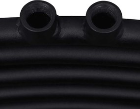 Černý žebříkový radiátor obloukový ústřední topení 500 x 1 160 mm 141915