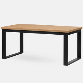 Stima Stůl 970 s kovovou podnoží 140x80 + 40 cm rustikál