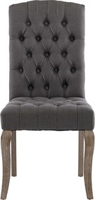 vidaXL Jídelní židle 2 ks se vzhledem lnu textil [287948] Barva: Béžová