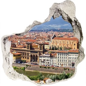 Wallmuralia Fototapeta díra na zeď 3D Florencie Itálie 75x75 cm