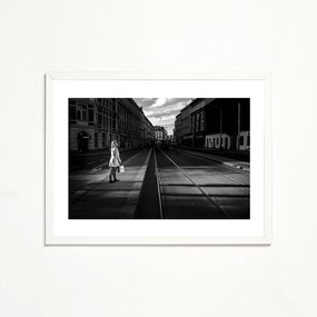 Ondřej Trojan | Čekání Rám: Dubový, Velikost: 30 x 40 cm