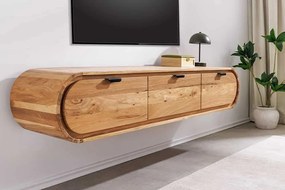 Designový závěsný TV stolek Callison 160 cm akácie