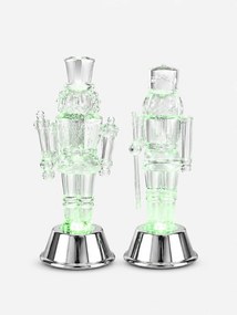Sinsay - Sada vánočních LED dekorací ve tvaru louskáčků 2 pack - bílá