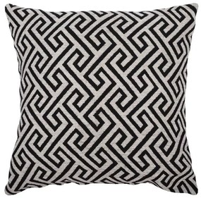 SCANquilt povlak SOFAS kristal bíločerná 45 x 45 cm