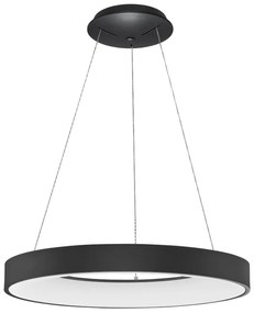 OnaDnes -20% Černé závěsné LED světlo Nova Luce Rando Thin 60 cm