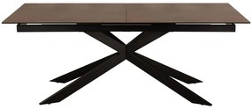 Rozkládací jídelní stůl s přídavnou deskou s keramickou deskou 100x200 cm Irwine - II. jakost – Actona