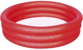 Nafukovací dětský bazének Bestway 51025 122 x 25 cm červený pro zahradní radovánky