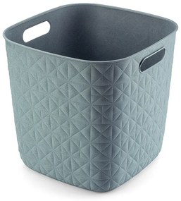 Box Curver Softex Cube 15 l modrozelený