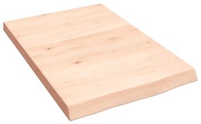 vidaXL Koupelnová deska 40x60x(2-4) cm neošetřené masivní dřevo