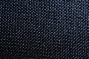 DIMEX | Samolepicí vliesová fototapeta na zeď Detail černého textilu MA-5-2620 | 375 x 250 cm | modrá, černá