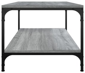 Konferenční stolek šedý sonoma 80x50x40 cm kompozitní dřevo - Default Title