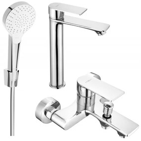 Mexen Royo R05 sada vanových doplňků, chrom - 72213R05-00