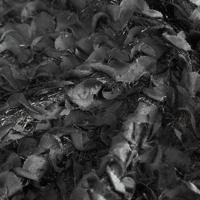 ZÁVĚS NA KROUŽCÍCH TIFFANY 135X250 CM ČERNÁ