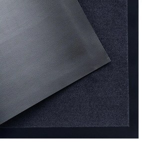MK Original: Produkty s rodokmenem, Protiskluzová rohožka Home 104503 Anthracite/Cream - na ven i na doma, 45x75, černá, chodba / předsíň