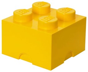 Žlutý úložný box čtverec LEGO®