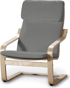 Sedák na křeslo IKEA Poäng barva šedá látka sametová