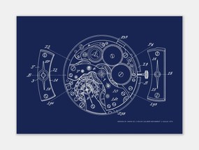 ROLEX CALIBER MOVEMENT Dark Blue / A3