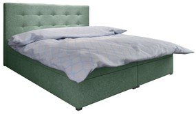 Manželská postel Boxspring 140 cm Fade 1 (mátová) (s matrací a úložným prostorem). 1046471