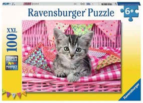 RAVENSBURGER Puzzle Roztomilé kotě XXL 100 dílků