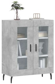 Příborník betonově šedý 69,5 x 34 x 90 cm kompozitní dřevo - Default Title