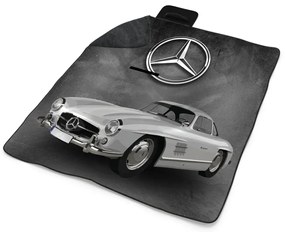 Sablio Plážová deka Mercedes-Benz 300 SL Šedé pozadí: 200x140 cm