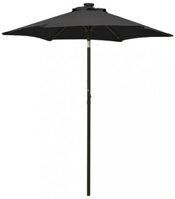 Zahradní slunečník s LED světly ø 200 cm Dekorhome