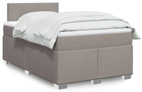 Box spring postel s matrací taupe 120x190 cm textil 3288124