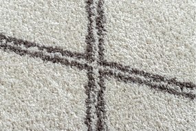 Dywany Łuszczów, Kusový koberec Berber Asila B5970 cream and brown, 80x150, béžová, obývací pokoj
