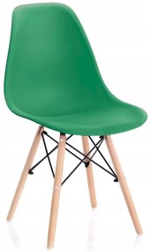 Skandinávská židle,81x44,5x48cm,různé barvy Barva: Zelená
