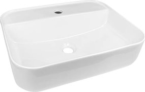 Mereo, Mereo Umyvadlo na desku bez přepadu, 505x400x135 mm, keramické, MER-UC514014R