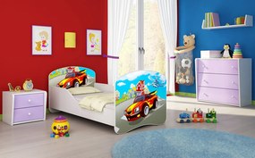 Dětská postel - Závodní auto 160x80 cm